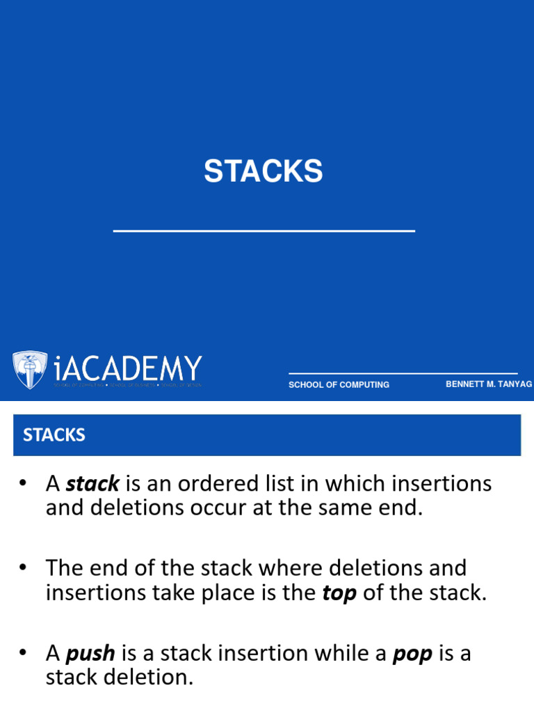 05 Stacks Pdf Computer Data Mathematical Logic