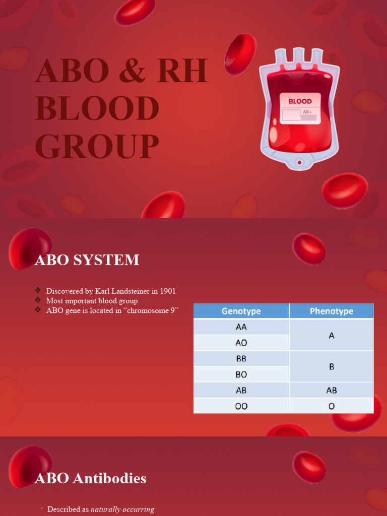 Abo & RH Blood Group | PDF | Planets | Planets In Astrology