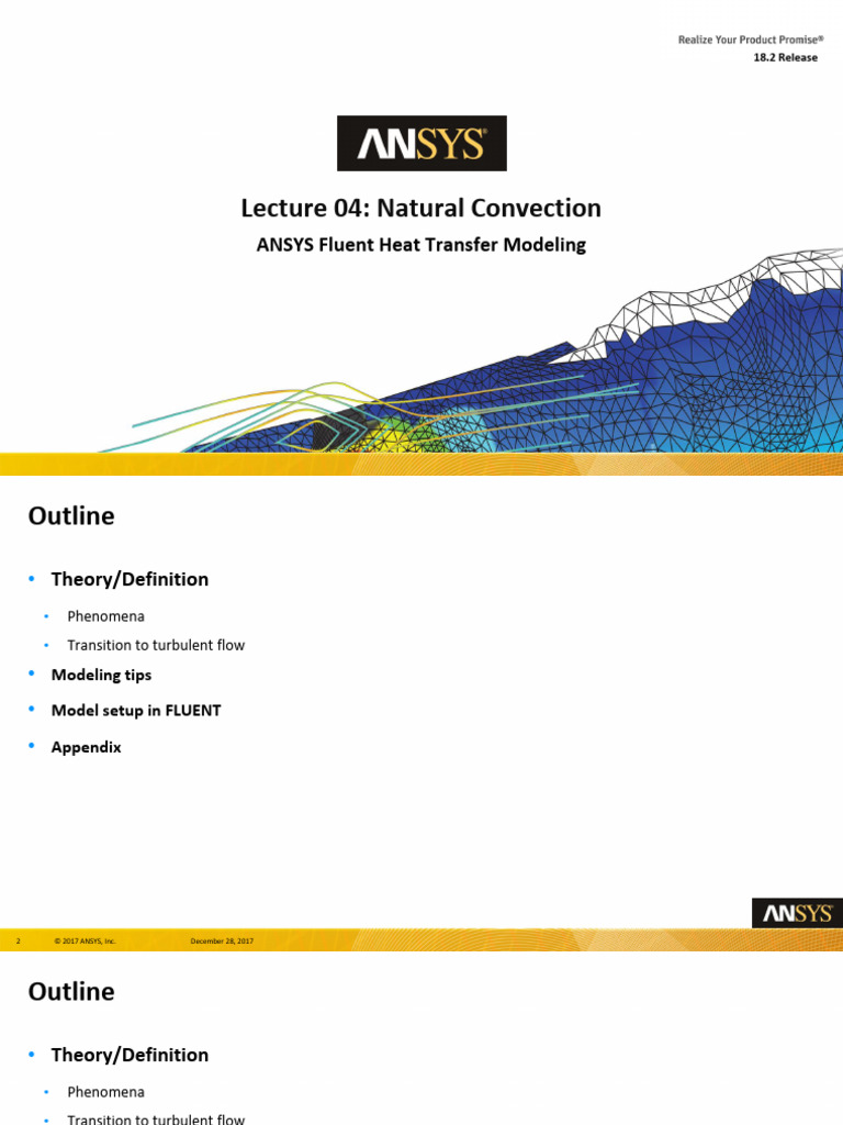 ANSYS Fluent Natural Convection Guide | PDF | Convection | Boundary Layer