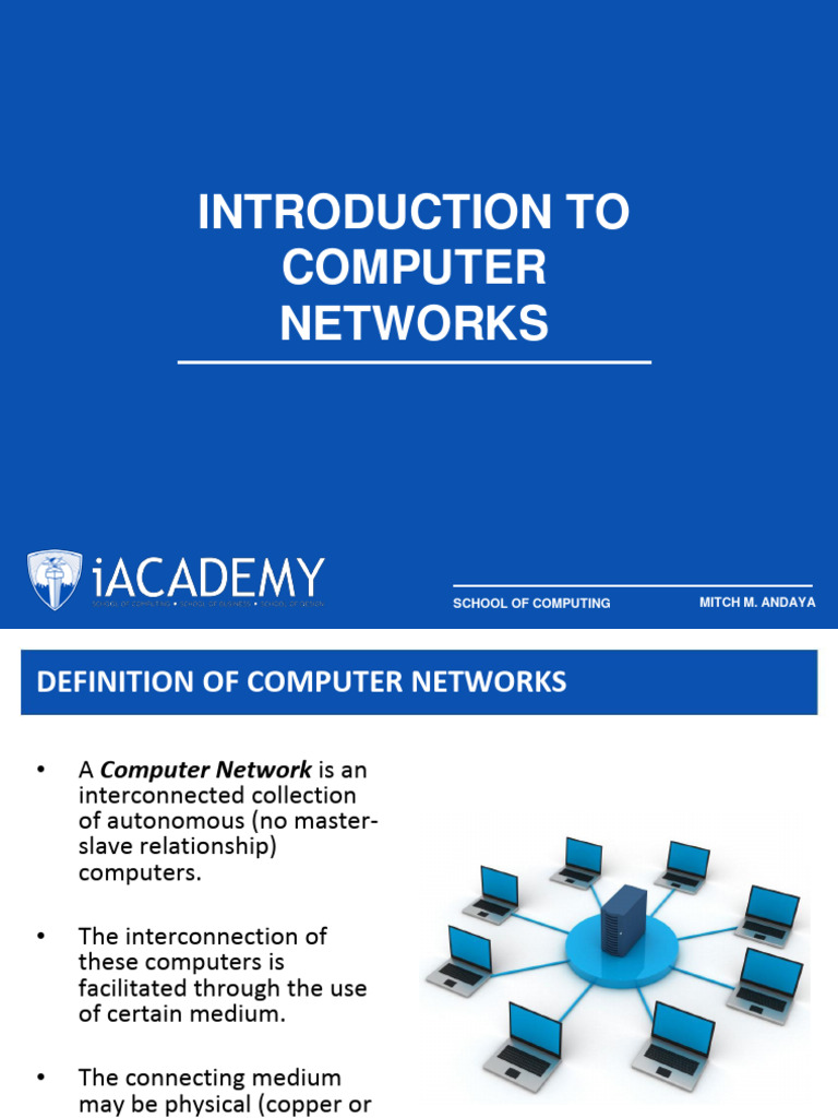 02 Introduction To Computer Networks | PDF | Computer Network | Server ... 02 Introduction To Computer Networks | PDF | Computer Network | Server ...