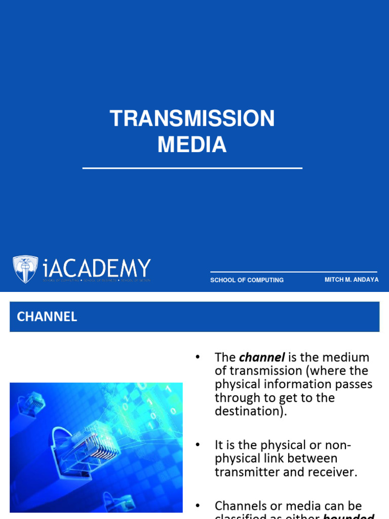 05 Transmission Media | PDF | Transmission Medium | Modulation