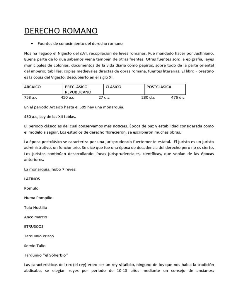 Derecho Romano Urjc | PDF | Propiedad | Roma antigua