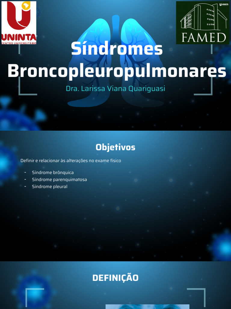 Sindromes Broncopleuropul | PDF | Bronquite | Asma