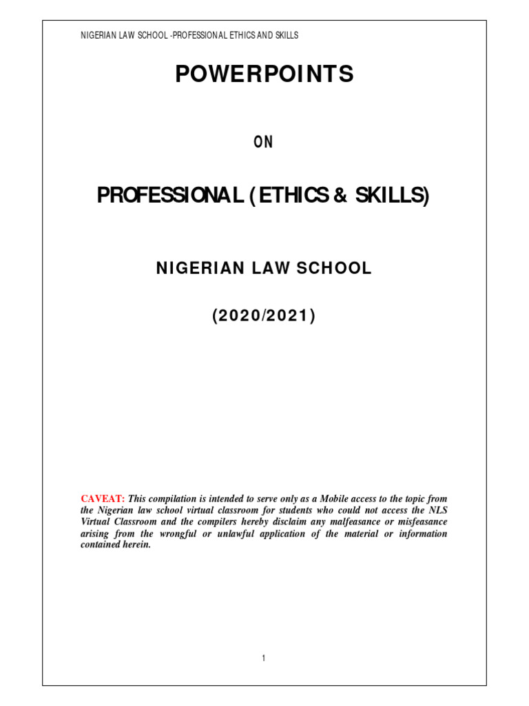 Power Point Professional Ethics | PDF | Barrister | Solicitor