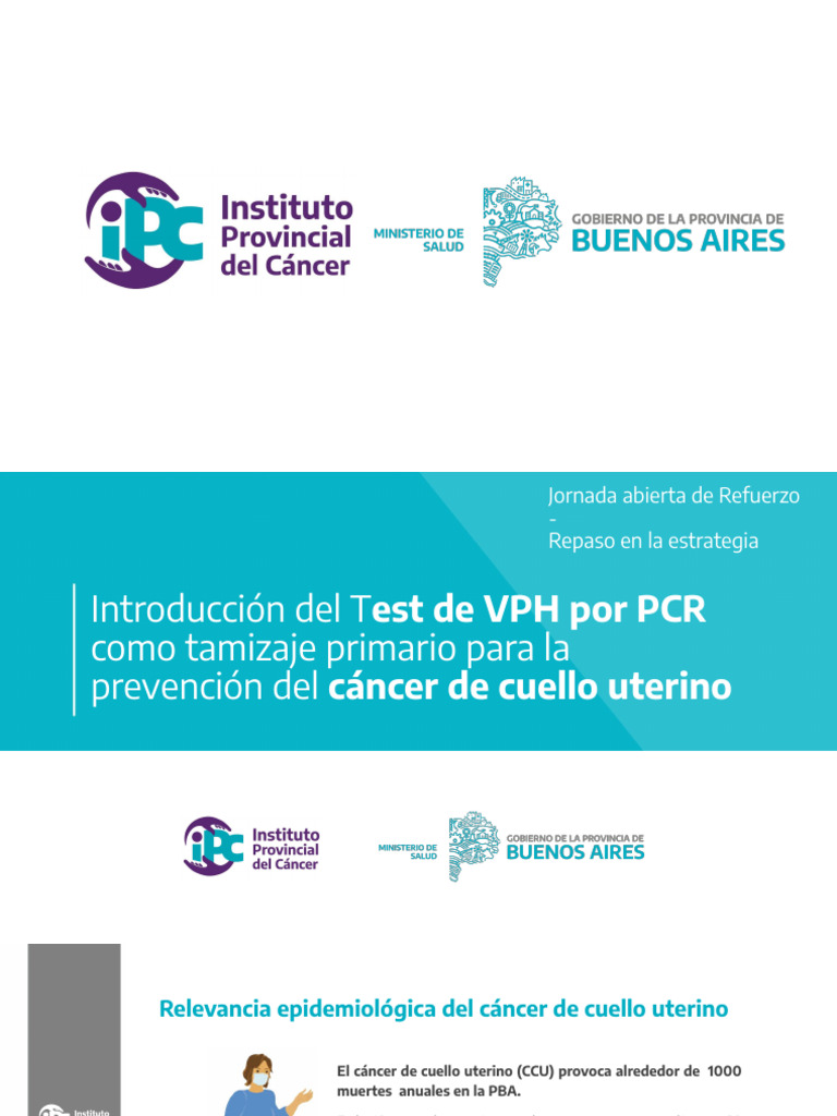 Capacitación REPASO VPH POR PCR 4 - 9 - 23 | PDF | Cáncer de cuello ...