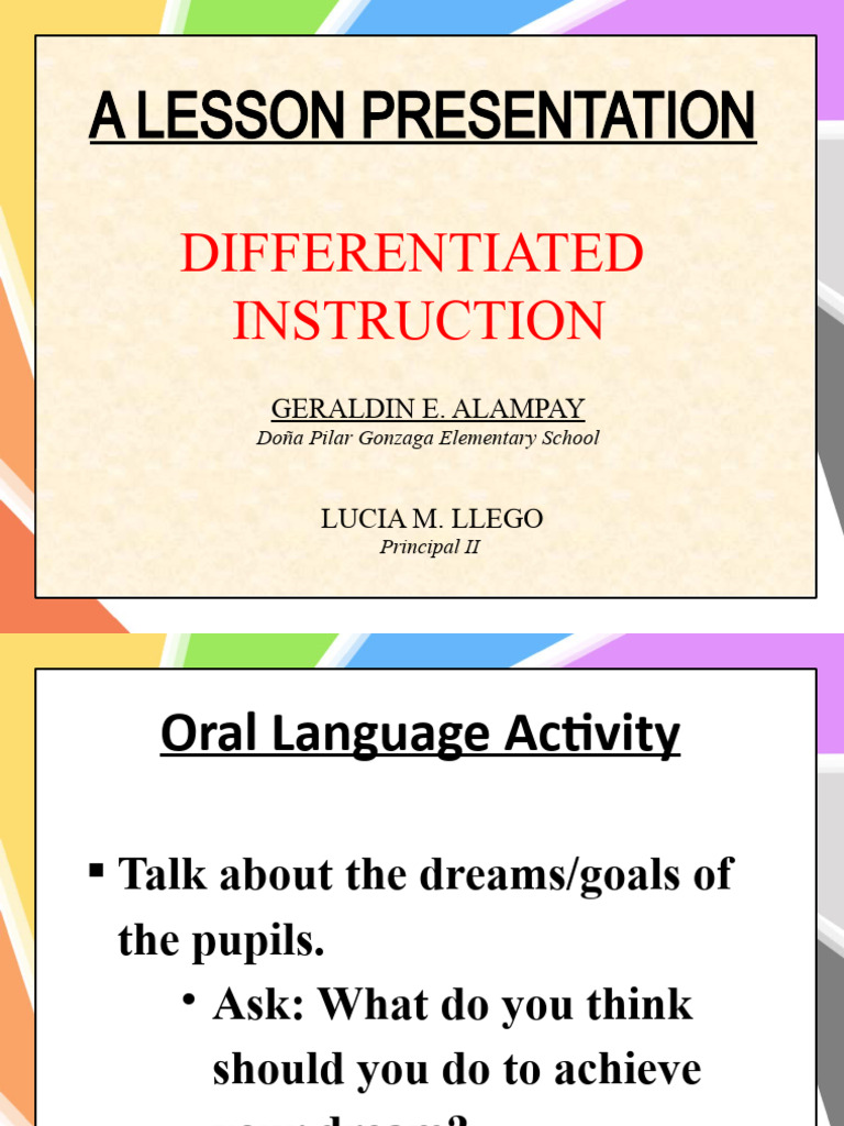 Differentiated Instruction | PDF | Word | Linguistics