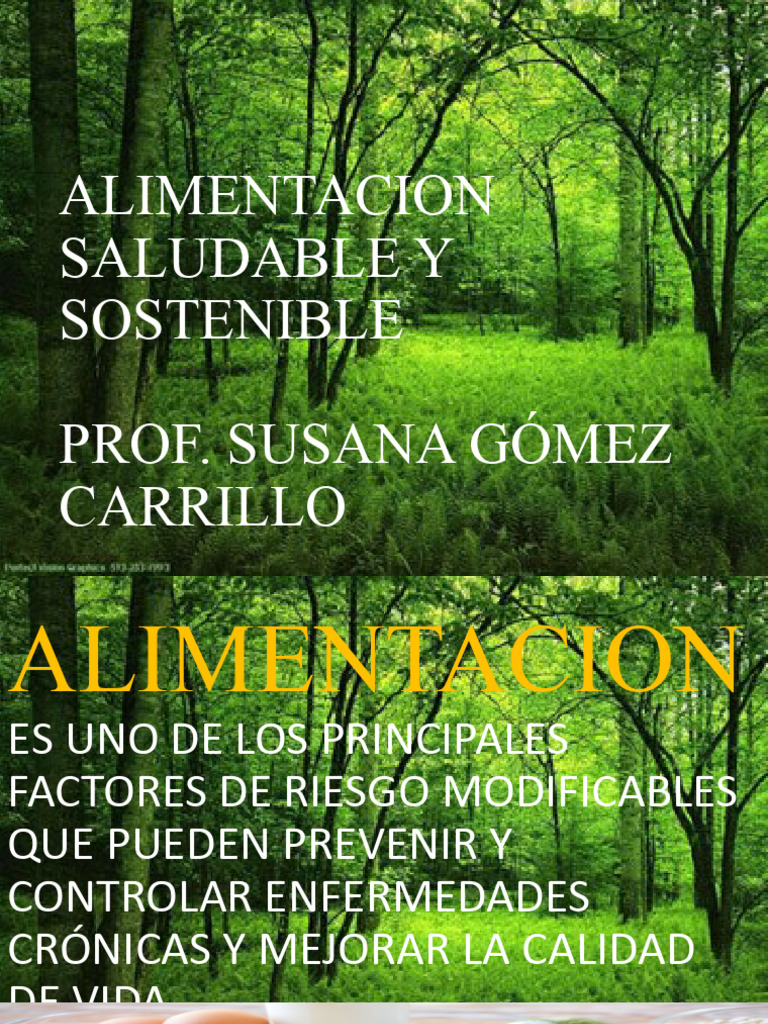 Alimentacion Saludable y Sostenible | PDF | Obesidad | Alimentos