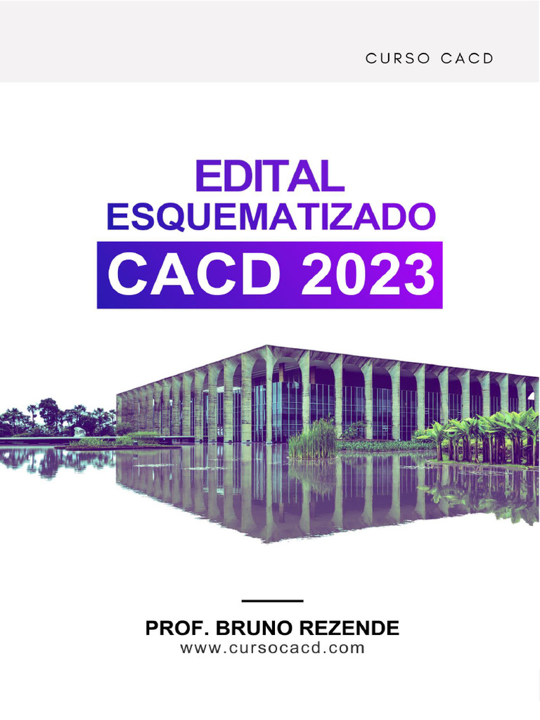 Resumo do Edital CACD 2023 | PDF | Macroeconomia | Politica fiscal