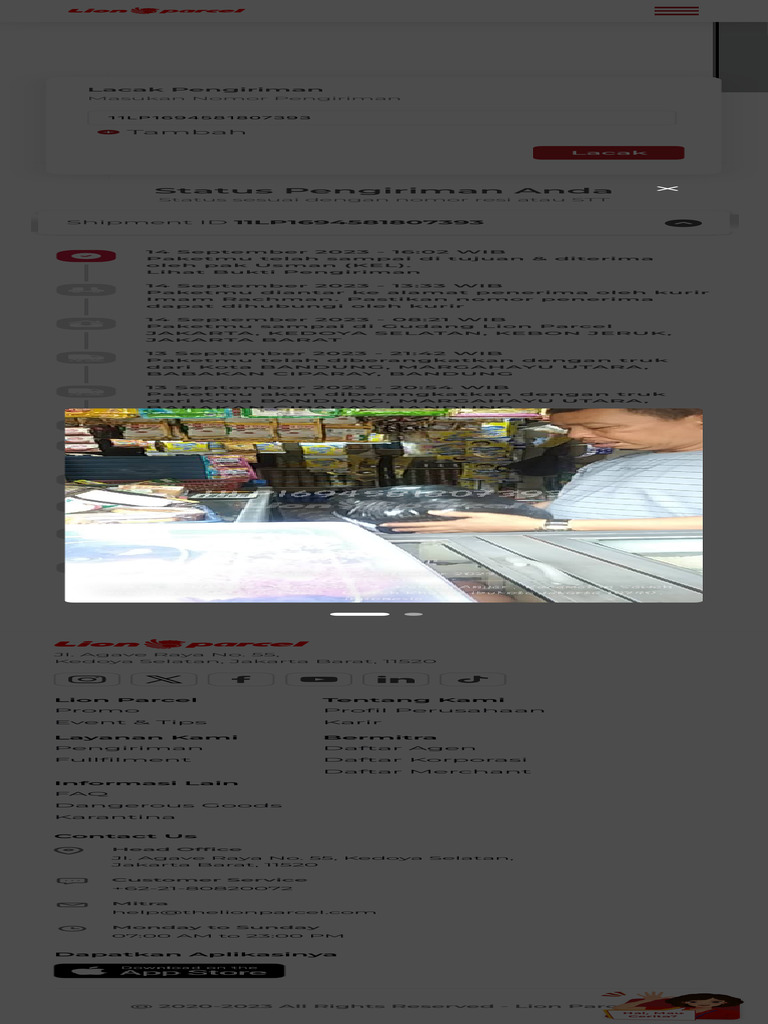 Cek Resi Lacak Pengiriman Paket Lion Parcel 4 | PDF