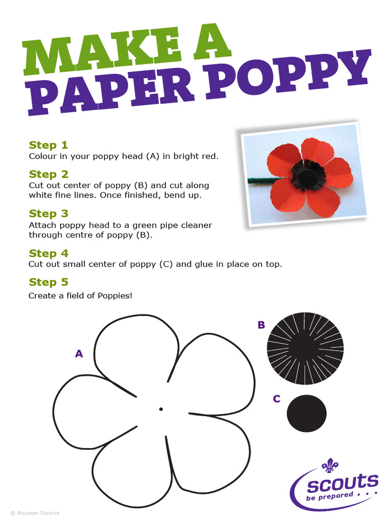 Make A Paper Poppy | PDF