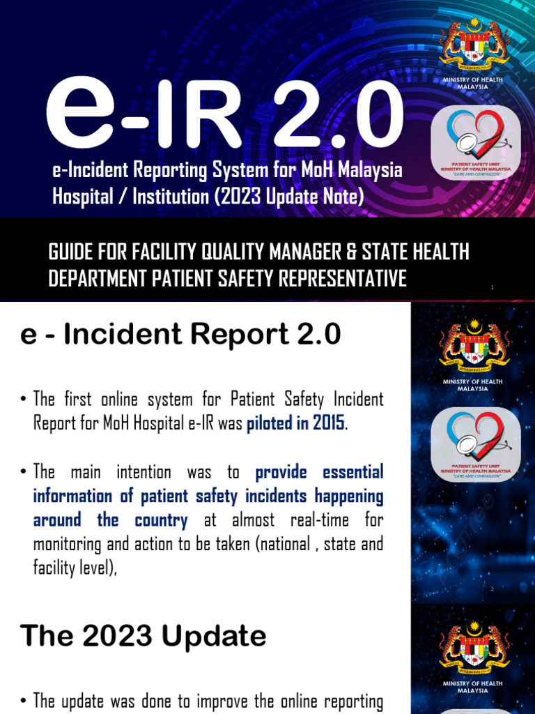 Guide For e-IR 2 (2023) | PDF | Patient Safety | Childbirth