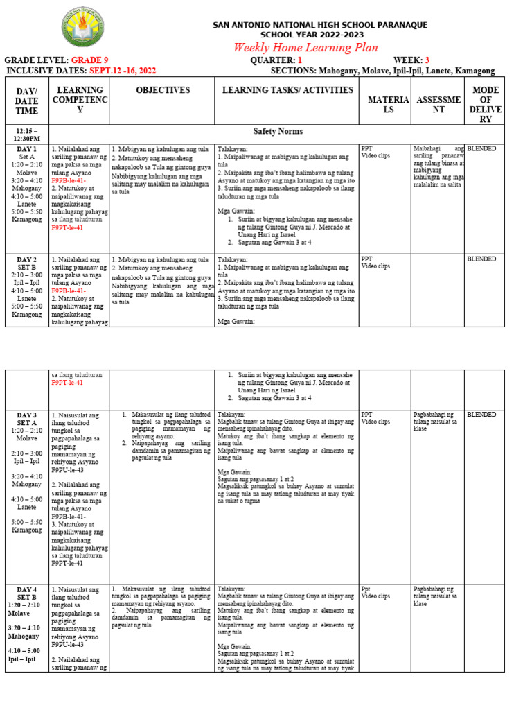 Escasa-Whlp - Week4 | PDF