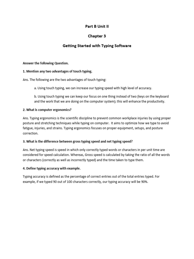 Part B Unit II Chapter3 | PDF