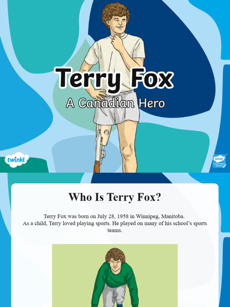 Terry Fox Powerpoint | PDF | Sports & Recreation