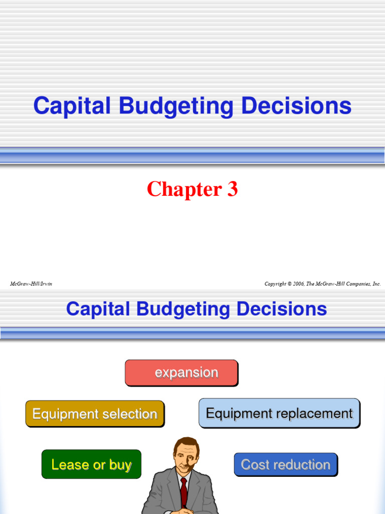 Ch.3 Capital Budget | PDF | Net Present Value | Capital Budgeting