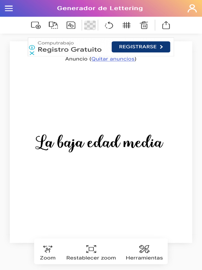Generador de Lettering Gratis | PDF