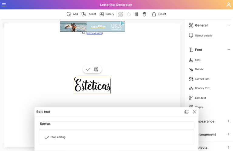 Calligraphy and Lettering Generator | PDF