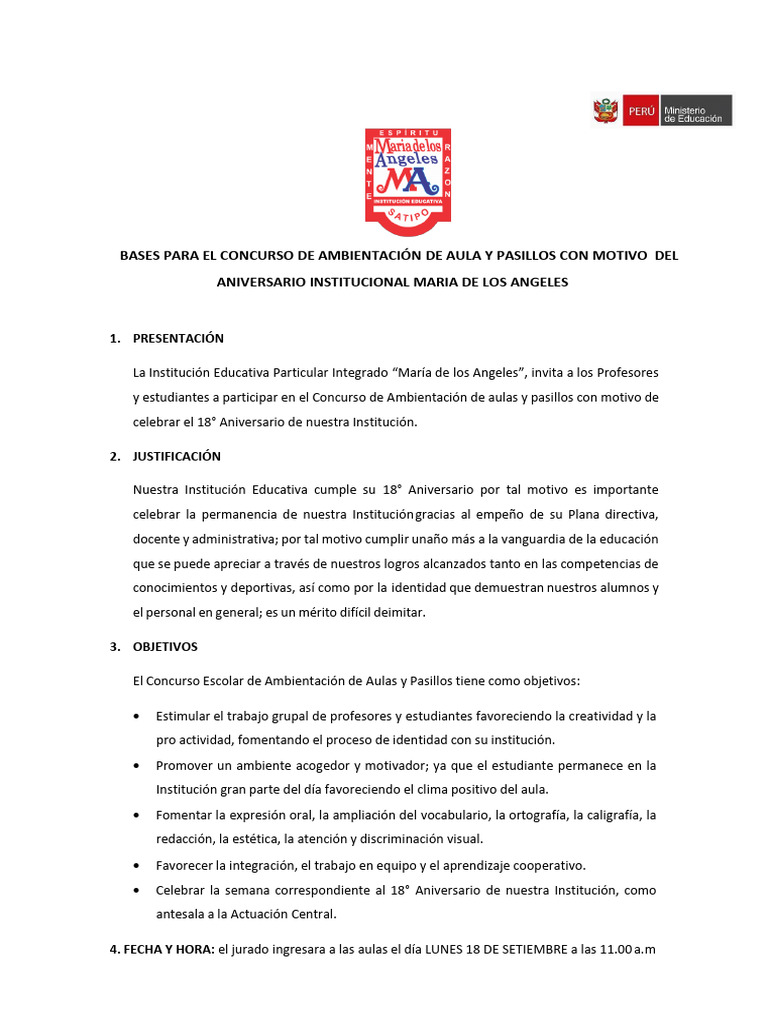 Ambientacion de Aula | PDF