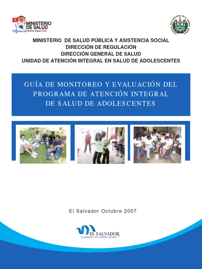 Guia Monitoreo Programa Atencion Adolesc | PDF | Monitoreo y evaluación ...