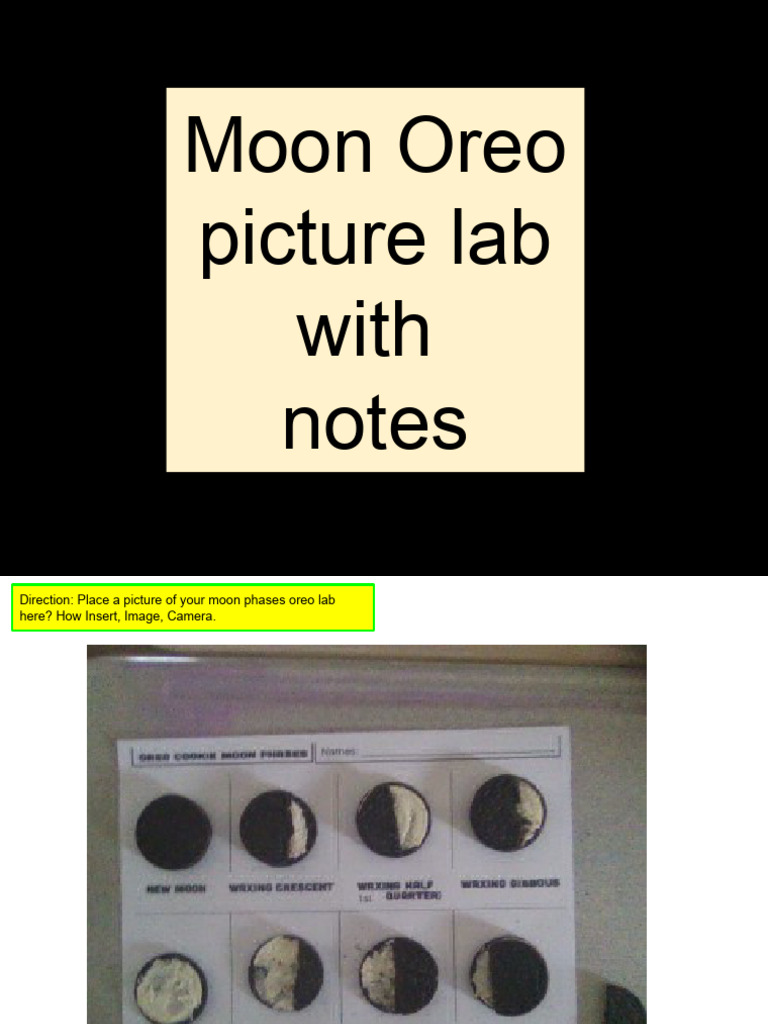 Moon Phases Oreo Lab Activity Guide | PDF