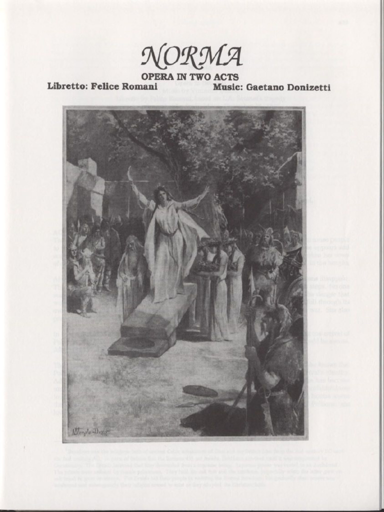 Bellini - Norma | PDF