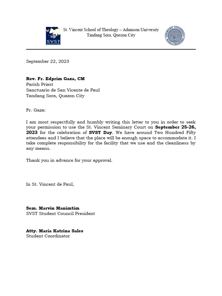 Request Letter | PDF