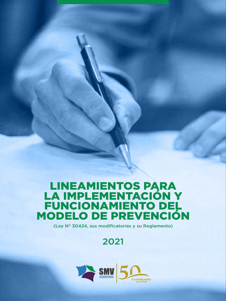Lineamientos para El Modelo de Prevención SMV Versión Diagramada 2021 ...