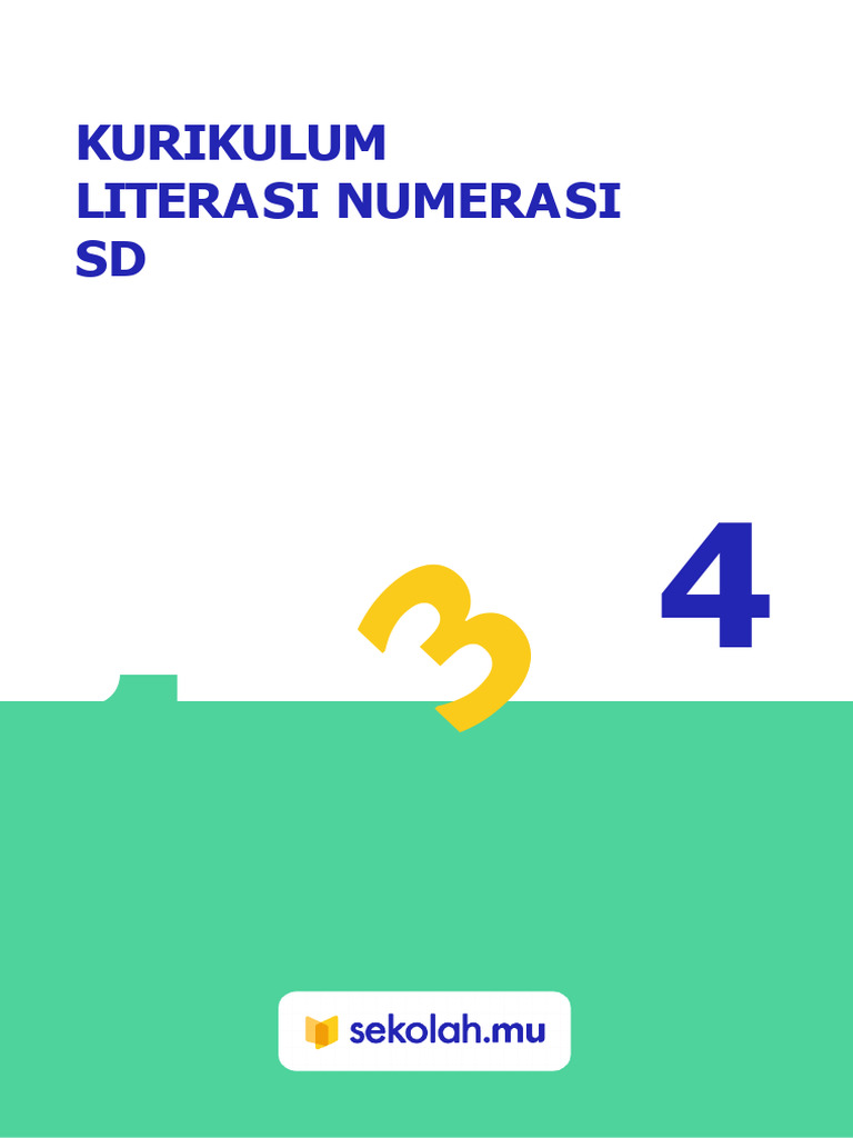 Kurikulum Literasi Numerasi SD | PDF