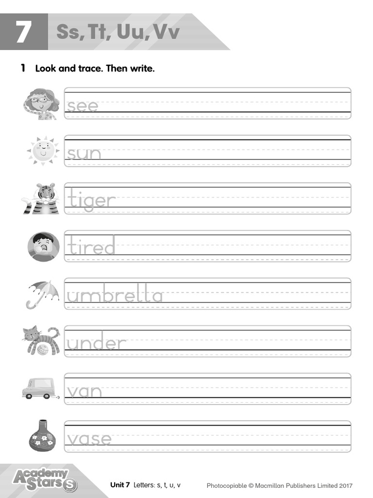 As TRCS U7 Writing | PDF