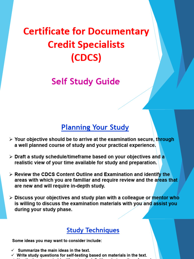 1 Self Study Guide | PDF | Experience | Information
