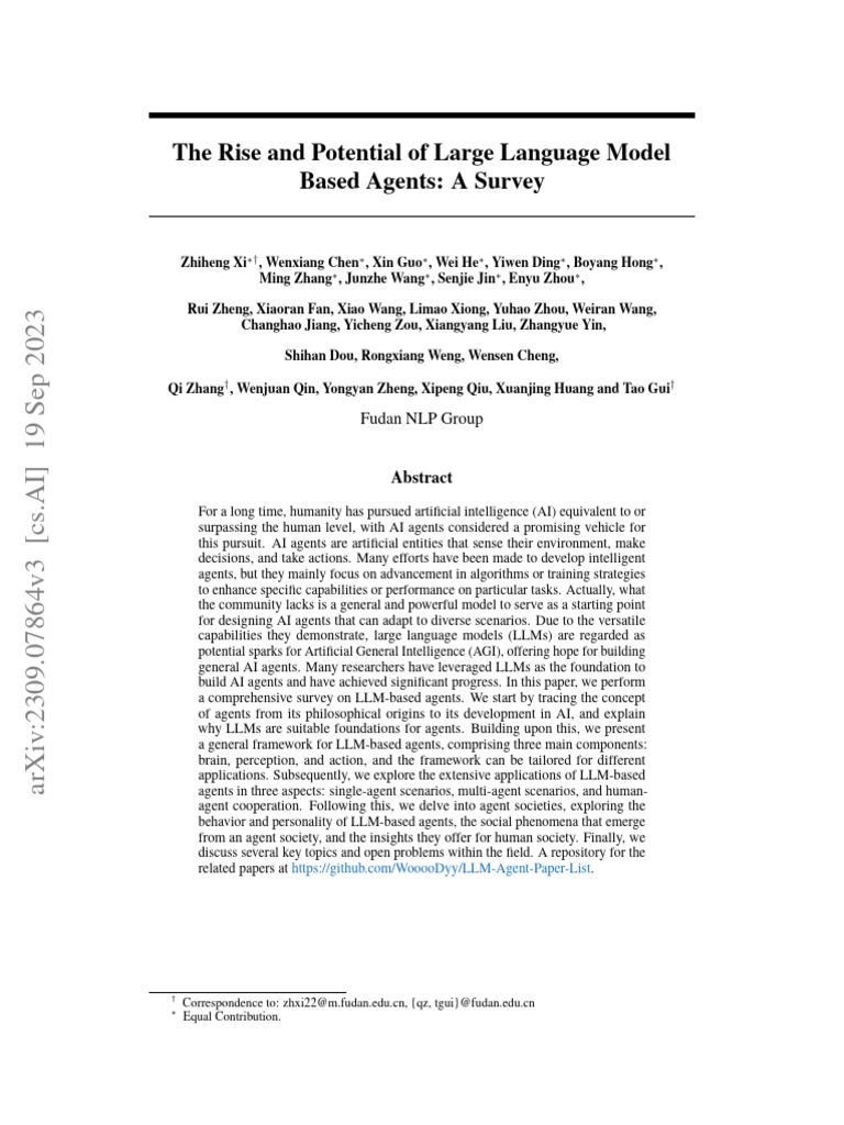 The Rise And Potential Of Large Language Model Pdf Artificial
