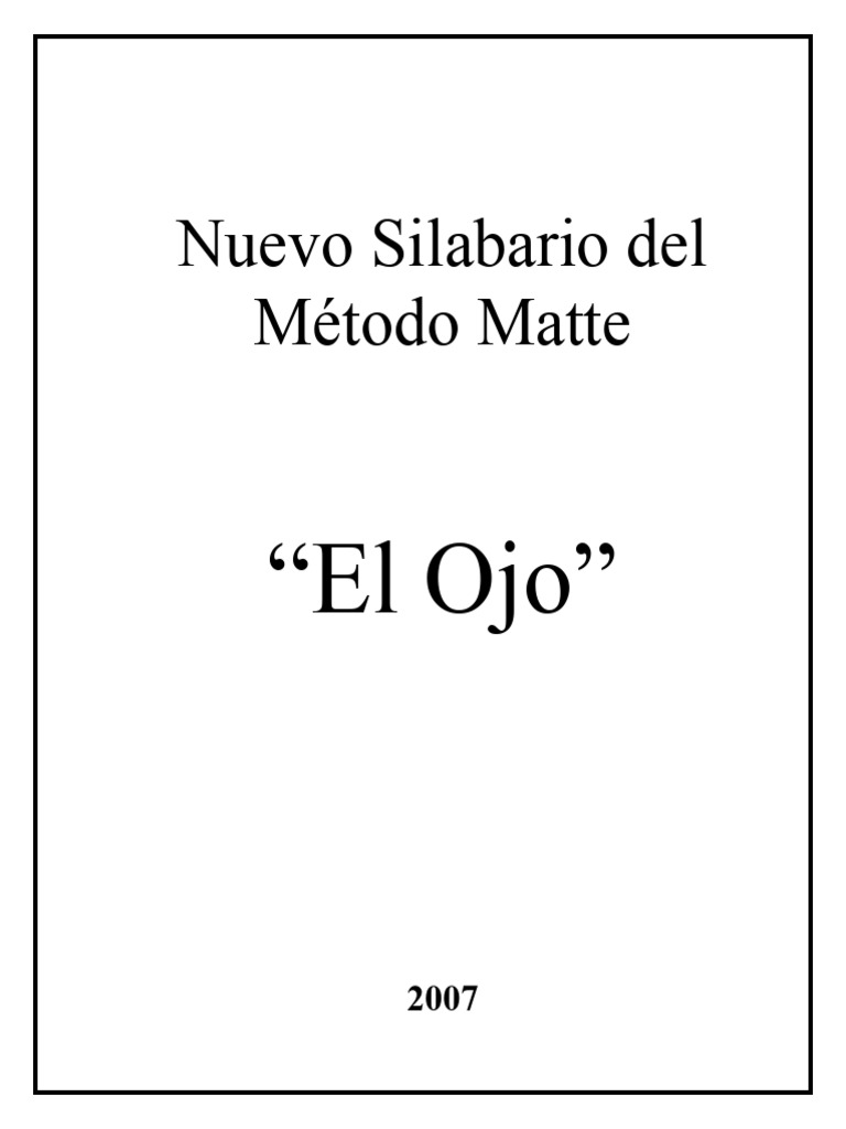 Calidad Lectora Metodo-Matte | PDF | Enseñando | Aprendizaje