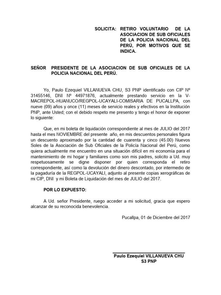 Solicita Villanueva Chu | PDF | Gobierno