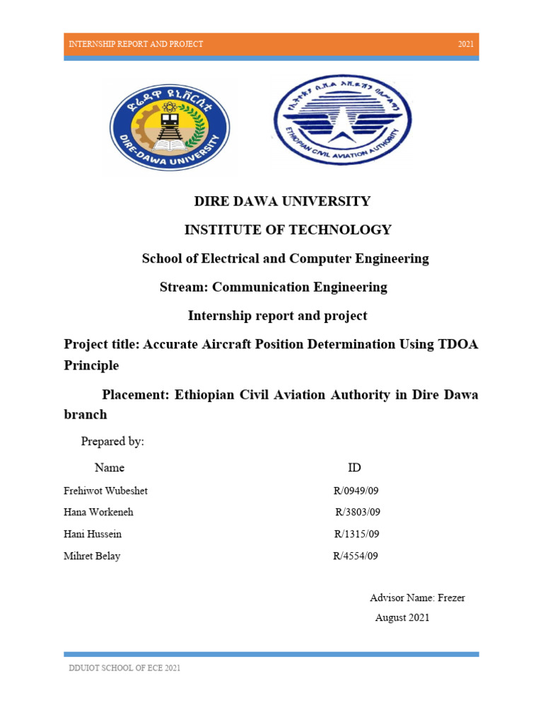 Final Internship Report and Project HHFM | PDF | Radio | Very High Frequency
