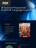 IB - English B - Standard Level - Paper 2 - Reading Comprehension | PDF ...