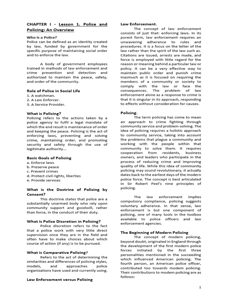 Lea 2 Part 1 | PDF | Police | Crimes