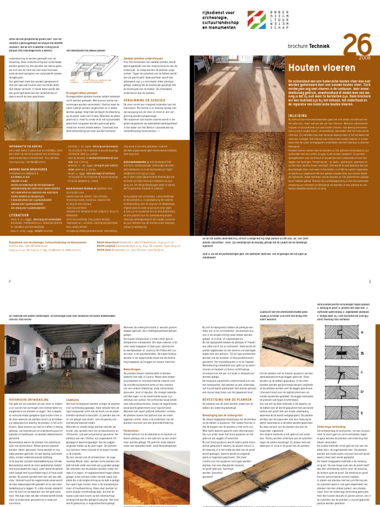 Gids Techniek 26 Houten Vloeren 2e Druk 2008 | PDF