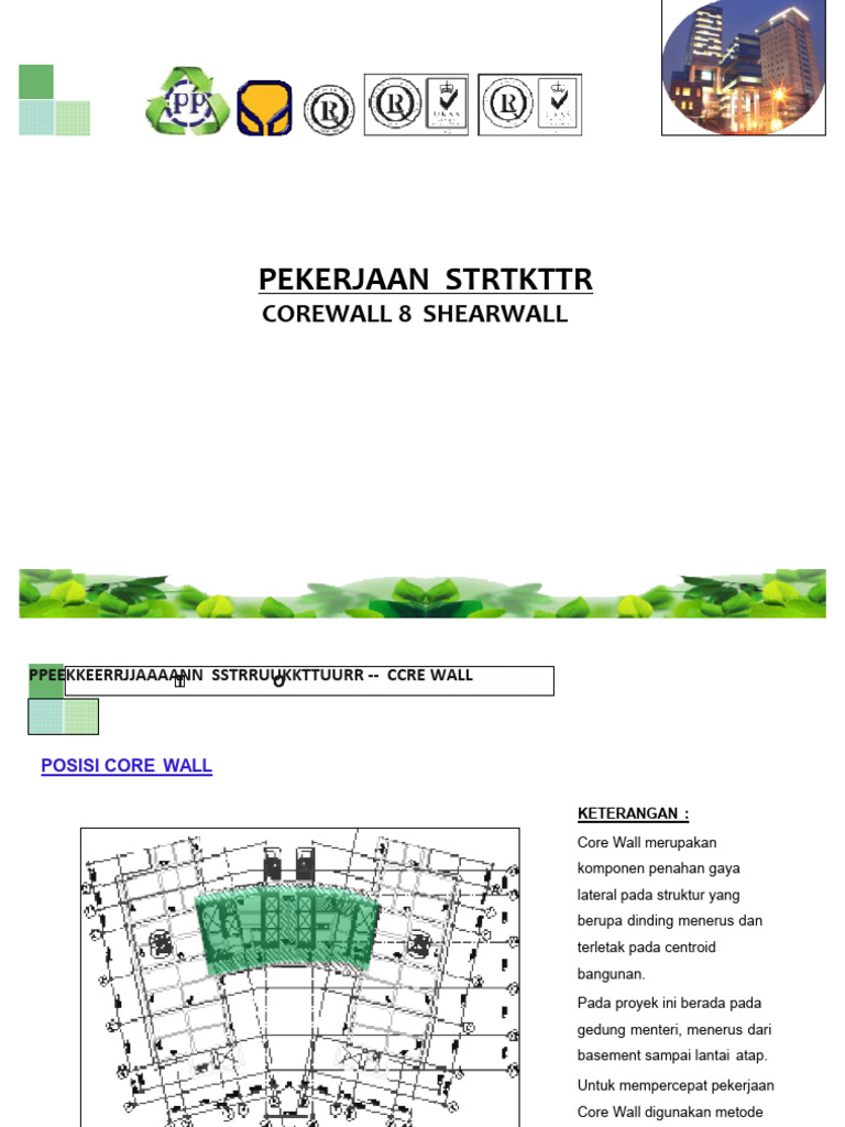 Core Wall Method | PDF