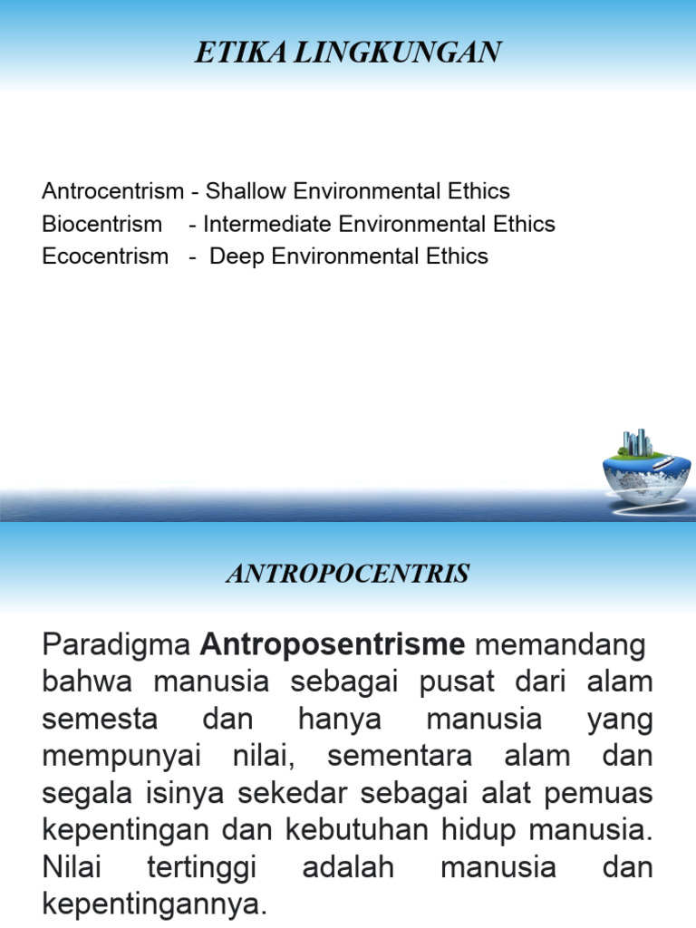 Etika Lingkungan | PDF | Pengembangan Diri | Sains & Matematika