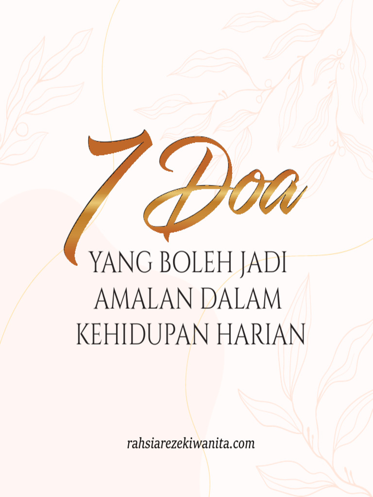 7 Doa Amalan Harian | PDF