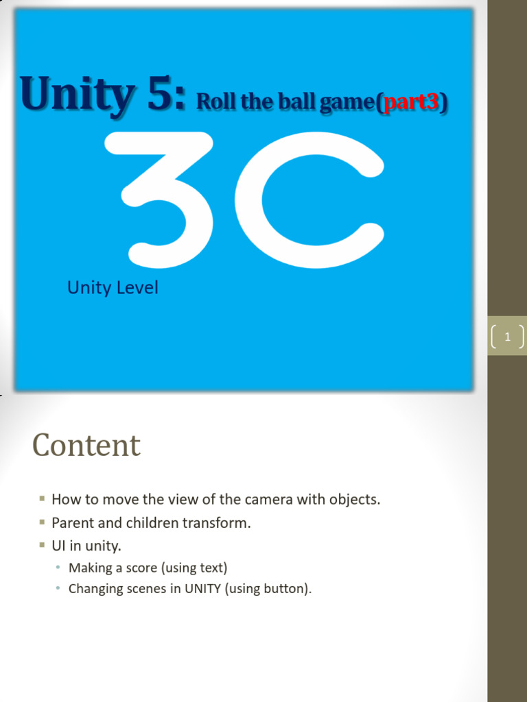 Unity 5 | PDF