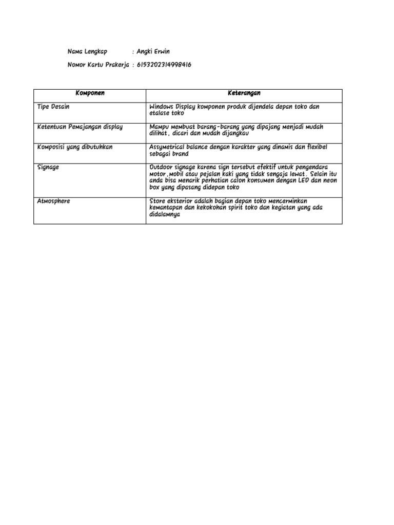 TPM 3 Membuat Perencanaan Window Display | PDF