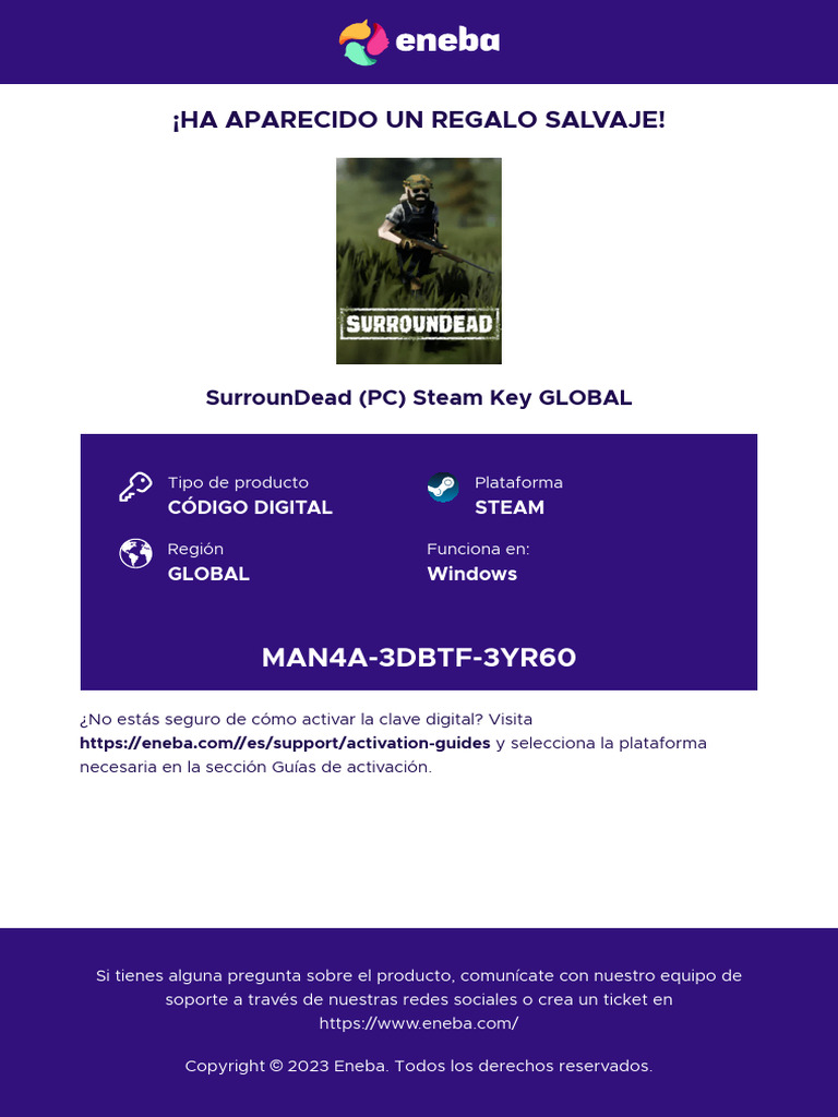 SurrounDead (PC) Steam Key GLOBAL Yovictore | PDF