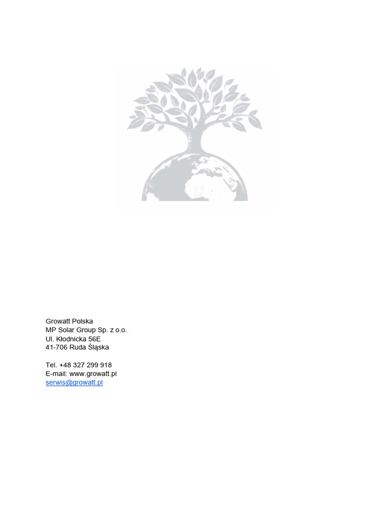 Growatt Instrukcja SPH 1 | PDF