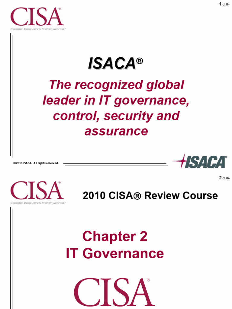 Ch2-2010 CISA | PDF
