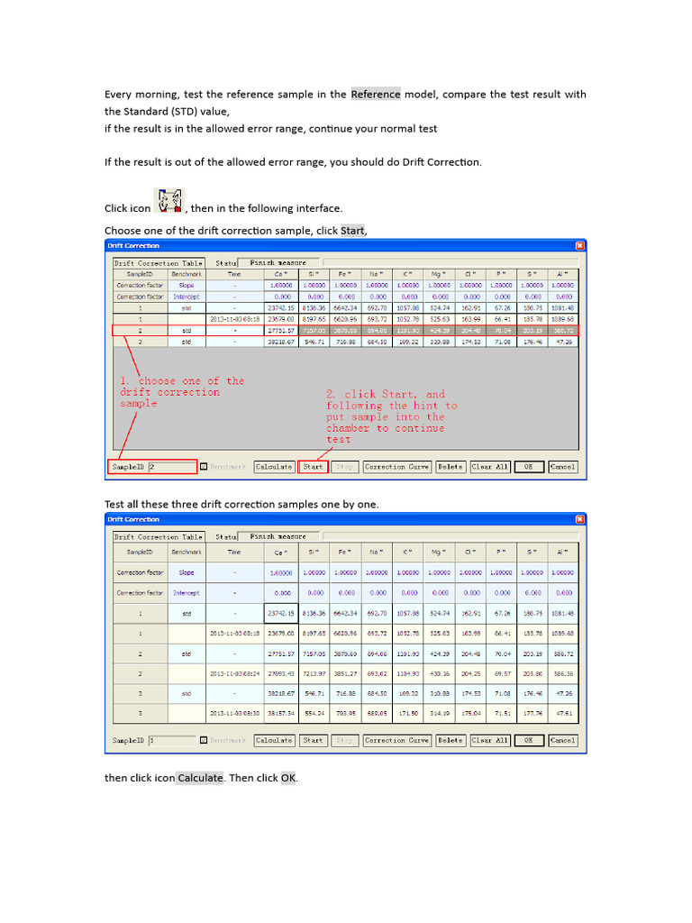 Drift Correction | PDF