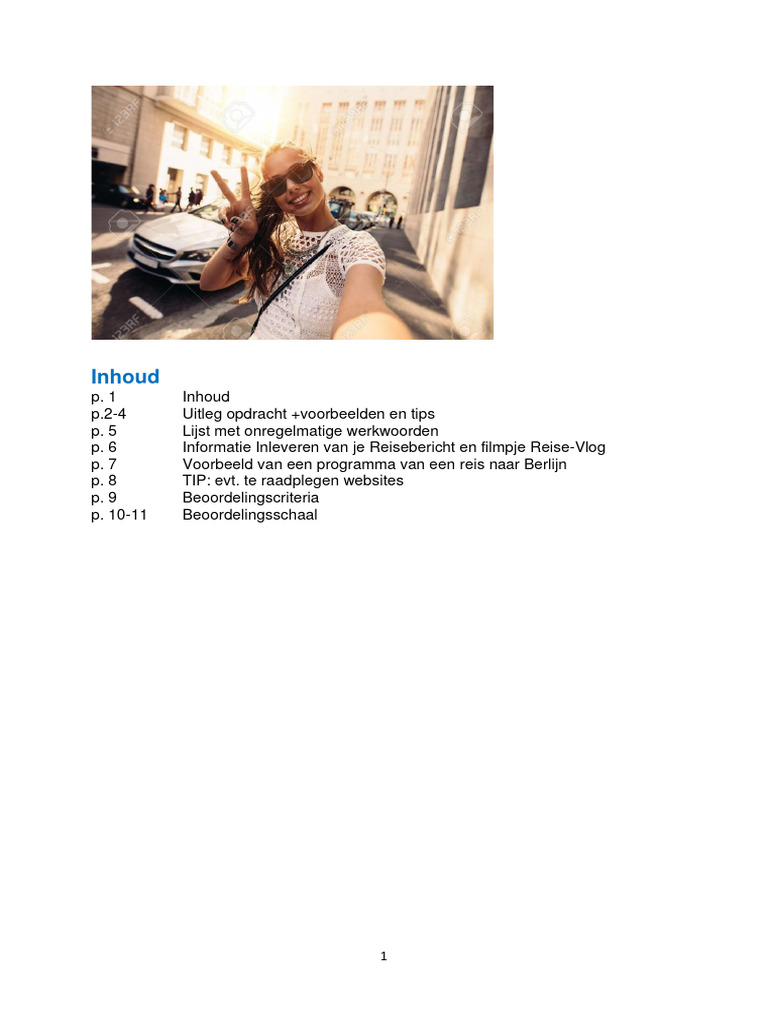 Projekt Reisebericht Und Reise-Vlog Klasse 3 | PDF