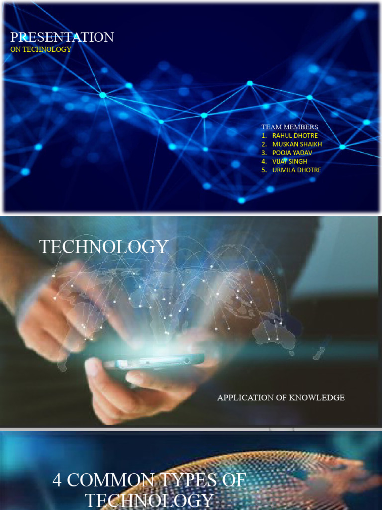 Technology Group Presentation | PDF | Telephone | Machines