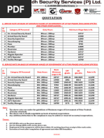 Quotation Format For Manpower Supply 01 | PDF | Taxes | Government Finances