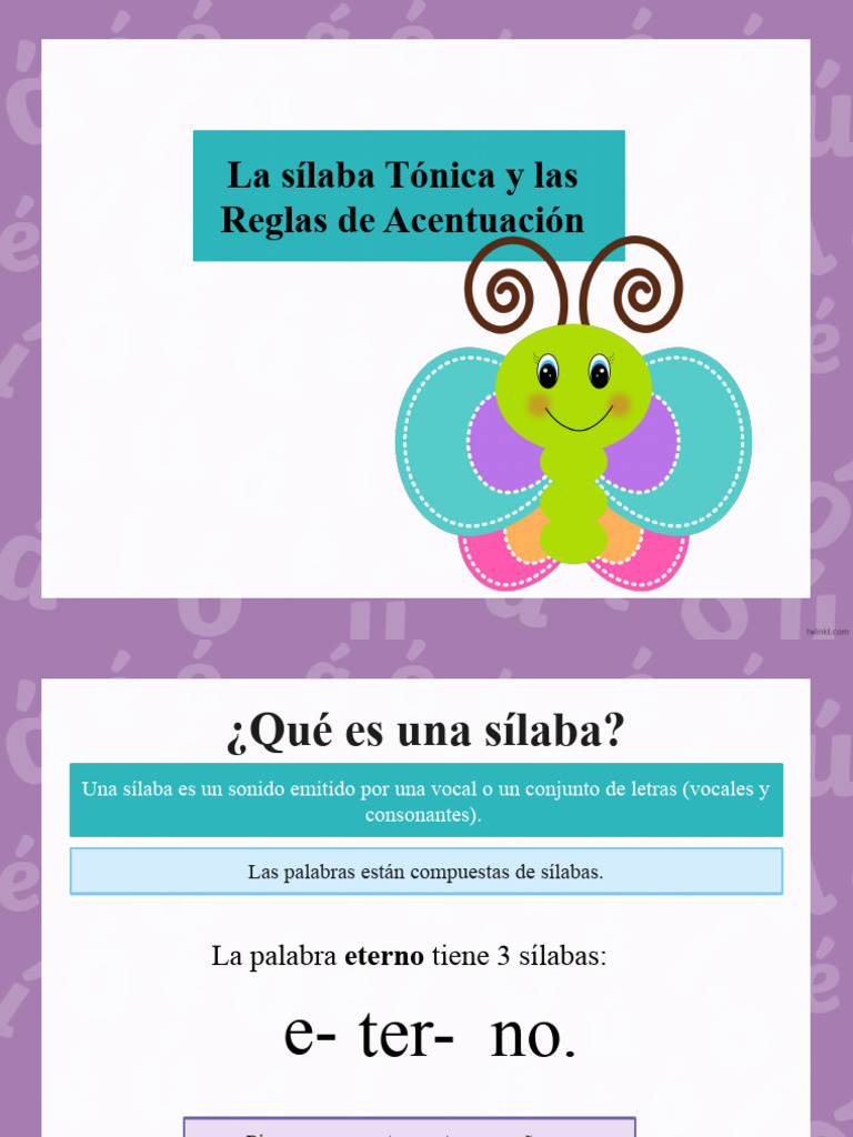 Reglas de Acentuación Primaria | PDF | Sílaba | Idiomas